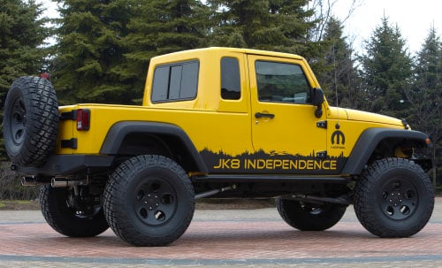 The Jeep pickup returns to Moab with the Jeep Wrangler JK-8 Independence
